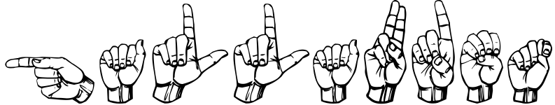 Gallaudet - Abstract Fonts - Download Free Fonts