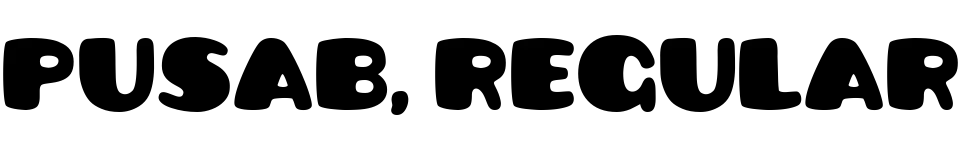 Pusab - Abstract Fonts - Download Free Fonts