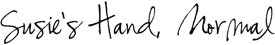 Susie's Hand - Abstract Fonts - Download Free Fonts