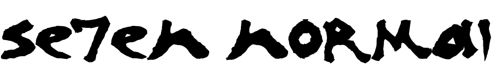 Se7en - Abstract Fonts - Download Free Fonts