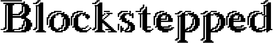 Blockstepped - Abstract Fonts - Download Free Fonts