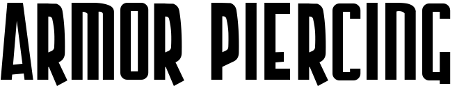 Armor Piercing - Abstract Fonts - Download Free Fonts