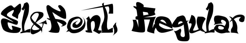 El&Font - Abstract Fonts - Download Free Fonts