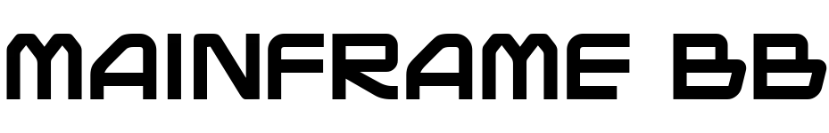 Mainframe BB - Abstract Fonts - Download Free Fonts