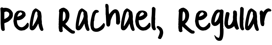 Pea Rachael - Abstract Fonts - Download Free Fonts