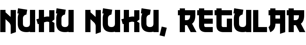 Nuku Nuku - Abstract Fonts - Download Free Fonts