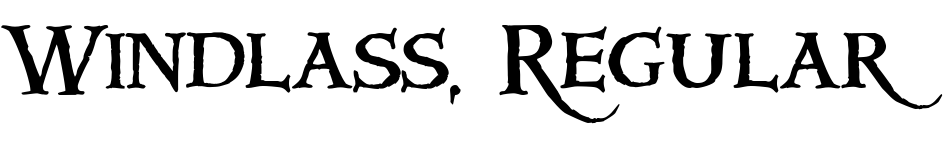 Windlass - Abstract Fonts - Download Free Fonts