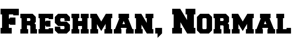 Freshman - Abstract Fonts - Download Free Fonts