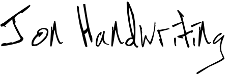 Jon Handwriting - Abstract Fonts - Download Free Fonts