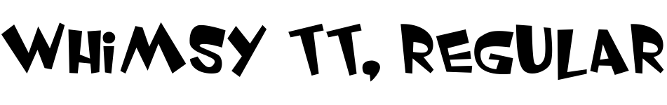Whimsy TT - Abstract Fonts - Download Free Fonts