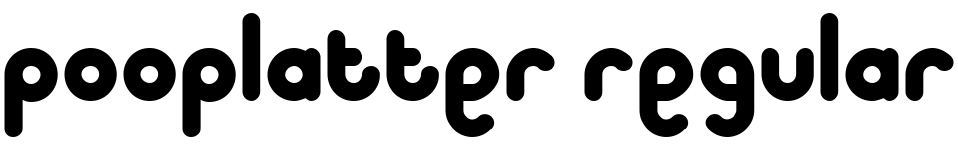 pooplatter - Abstract Fonts - Download Free Fonts
