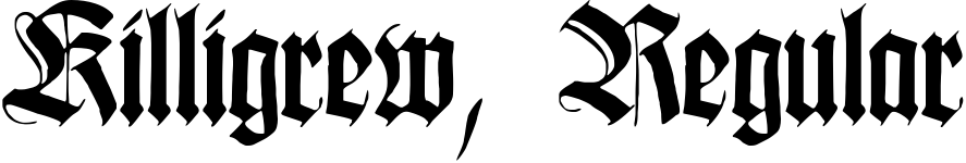 Killigrew - Abstract Fonts - Download Free Fonts