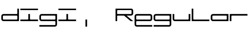 digi - Abstract Fonts - Download Free Fonts