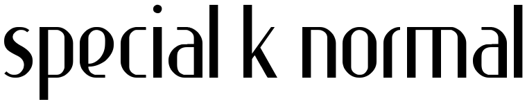 Special K - Abstract Fonts - Download Free Fonts