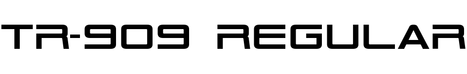 TR-909 - Abstract Fonts - Download Free Fonts