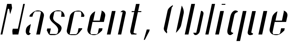 Nascent - Abstract Fonts - Download Free Fonts