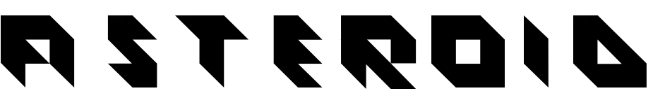 ASTEROID - Abstract Fonts - Download Free Fonts