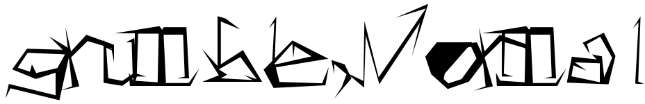 grumble - Abstract Fonts - Download Free Fonts