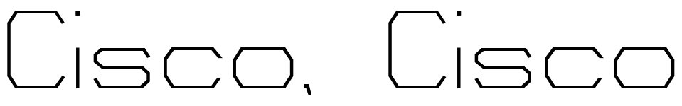 Cisco - Abstract Fonts - Download Free Fonts