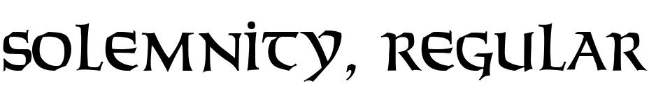 Solemnity - Abstract Fonts - Download Free Fonts