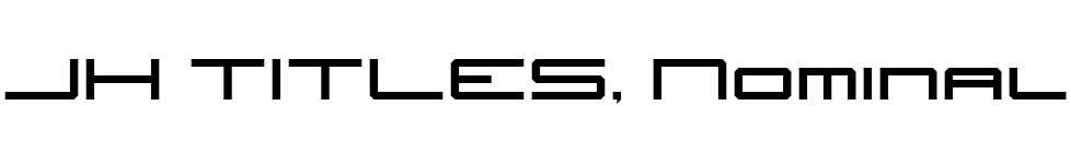JH_TITLES - Abstract Fonts - Download Free Fonts