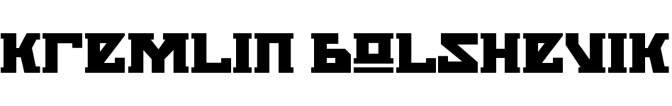Kremlin Bolshevik - Abstract Fonts - Download Free Fonts