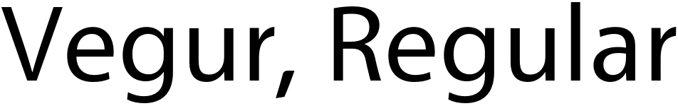 Vegur - Abstract Fonts - Download Free Fonts