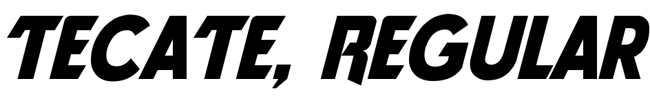 Tecate - Abstract Fonts - Download Free Fonts
