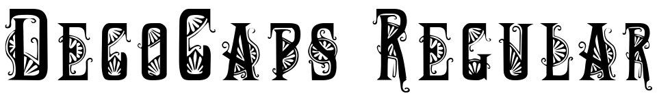 DecoCaps - Abstract Fonts - Download Free Fonts