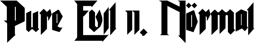 Pure evil 2 - Abstract Fonts - Download Free Fonts