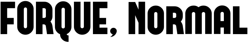 FORQUE - Abstract Fonts - Download Free Fonts