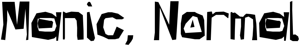 Manic - Abstract Fonts - Download Free Fonts