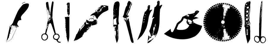 Knives - Abstract Fonts - Download Free Fonts