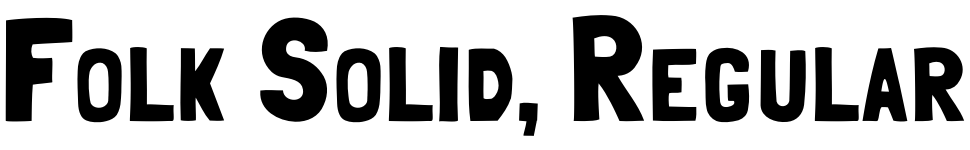 Folk Solid - Abstract Fonts - Download Free Fonts