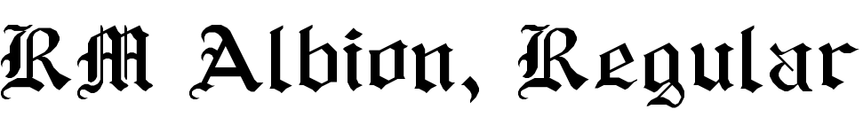 RM Albion - Abstract Fonts - Download Free Fonts