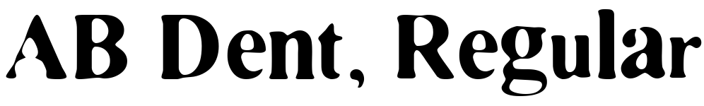 AB Dent - Abstract Fonts - Download Free Fonts