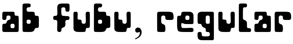 AB FuBu - Abstract Fonts - Download Free Fonts