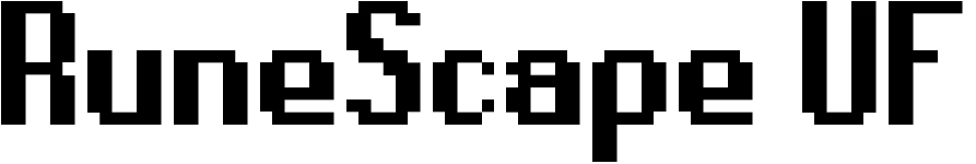 RuneScape UF - Abstract Fonts - Download Free Fonts