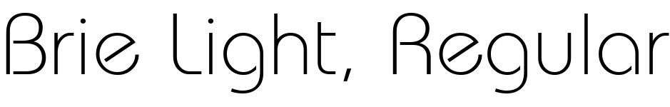 Brie Light - Abstract Fonts - Download Free Fonts
