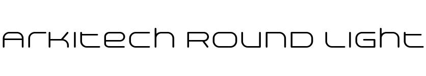 Arkitech Round - Abstract Fonts - Download Free Fonts