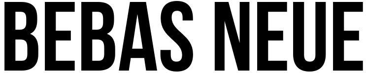 Bebas Neue - Abstract Fonts - Download Free Fonts