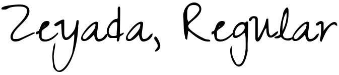 Zeyada - Abstract Fonts - Download Free Fonts