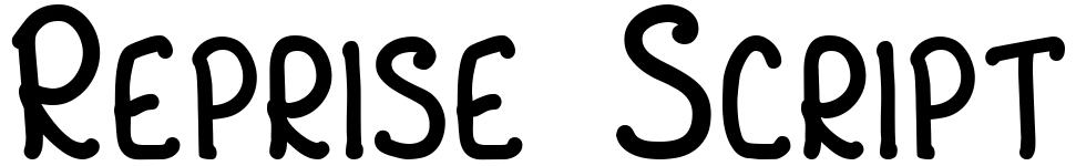 Reprise Script - Abstract Fonts - Download Free Fonts
