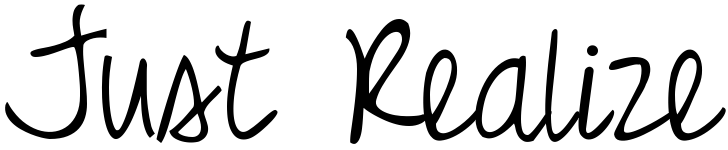 Just Realize - Abstract Fonts - Download Free Fonts