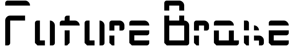 Future Brake - Abstract Fonts - Download Free Fonts