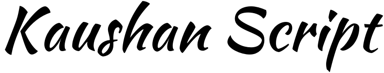 Kaushan Script - Abstract Fonts - Download Free Fonts