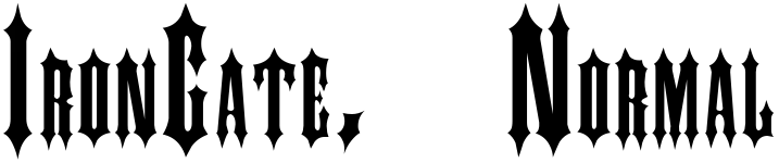 IRONGATE - Abstract Fonts - Download Free Fonts