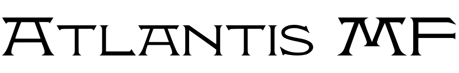 Atlantis MF - Abstract Fonts - Download Free Fonts