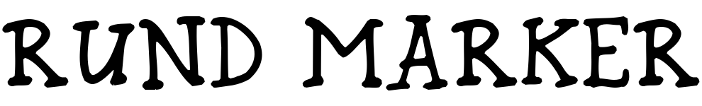 Rund Marker - Abstract Fonts - Download Free Fonts