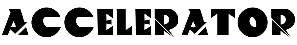 ACCELERATOR - Abstract Fonts - Download Free Fonts